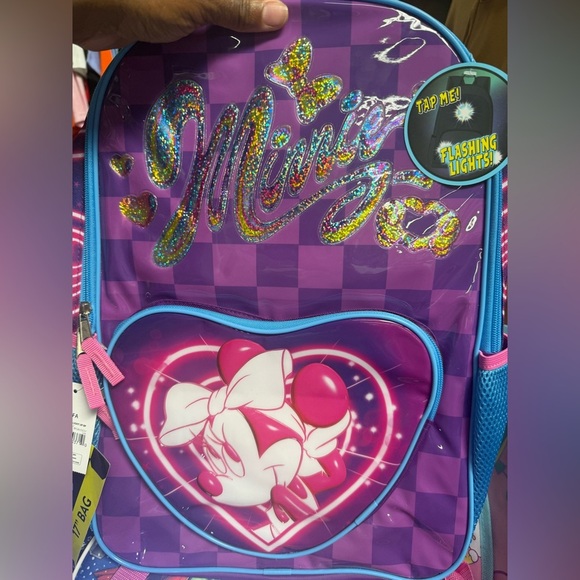 Accessories | Minnie Mouse Backpack With Flashing Lights New With Tag ...